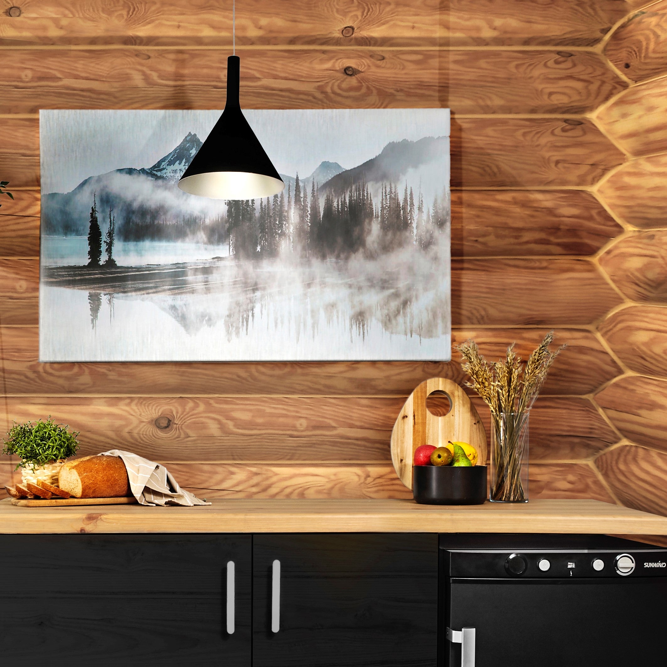 Taklampe Design Pendel Black
