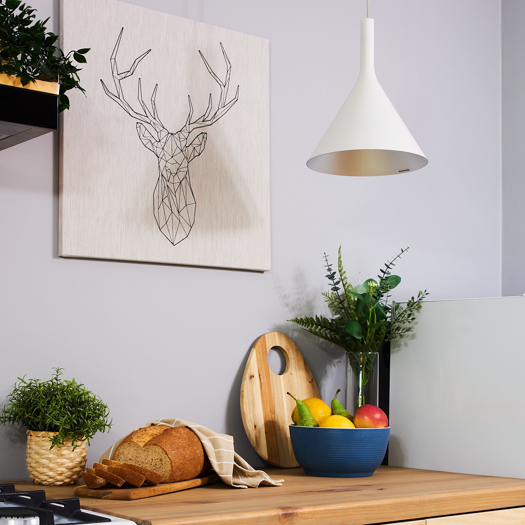 Taklampe Design Pendel White