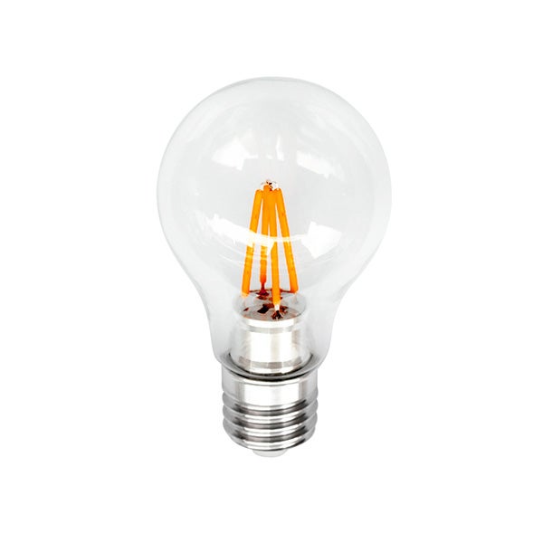 Lyspære 12 volt, LED Filament E27 4W