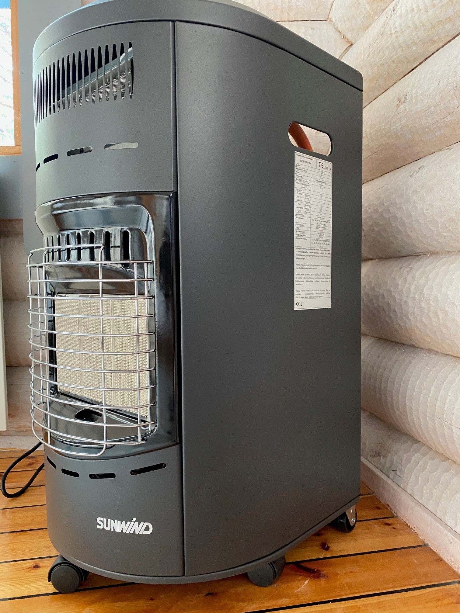 Gassovn infravarmer Fan-tastic, med vifte Sunwind