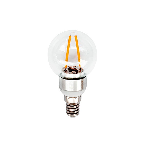 Lyspære 12 volt, LED Filament E14 2W