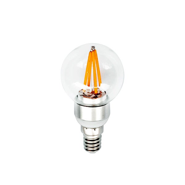 Lyspære 12 volt, LED Filament E14 4W